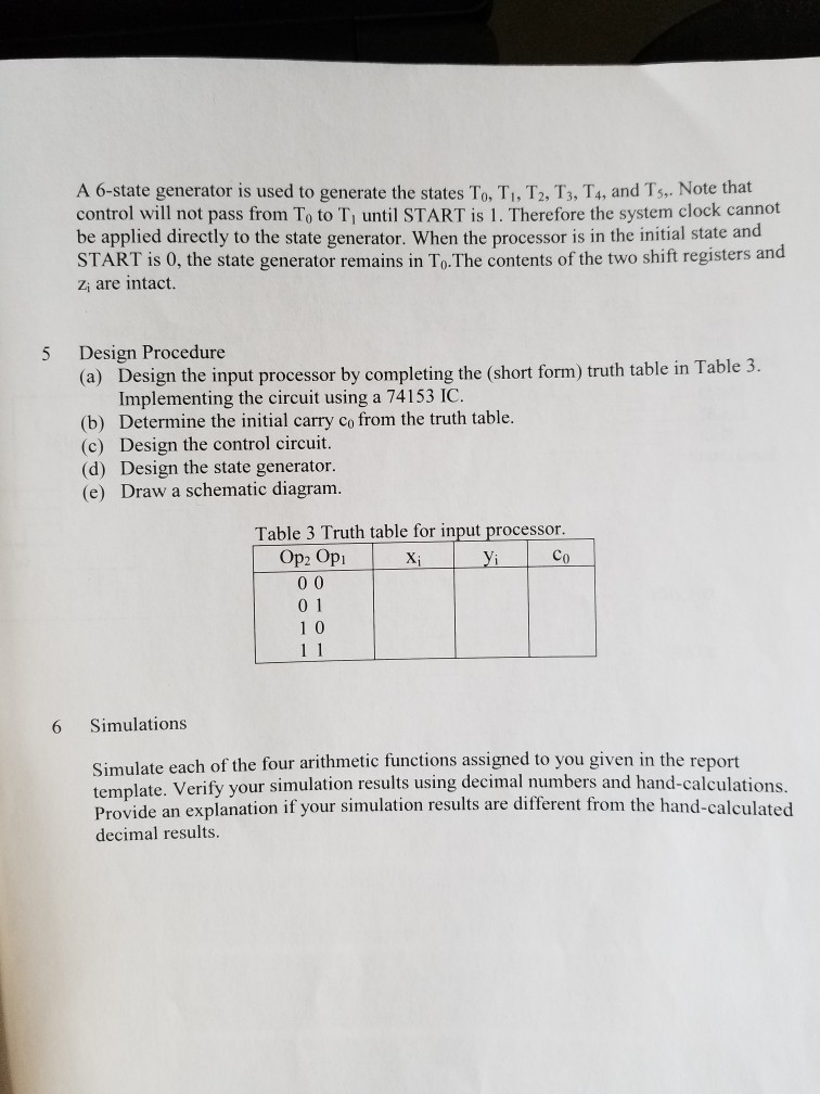 Solved Experiment 5 Arithmetic Processor 1 Objective To | Chegg.com