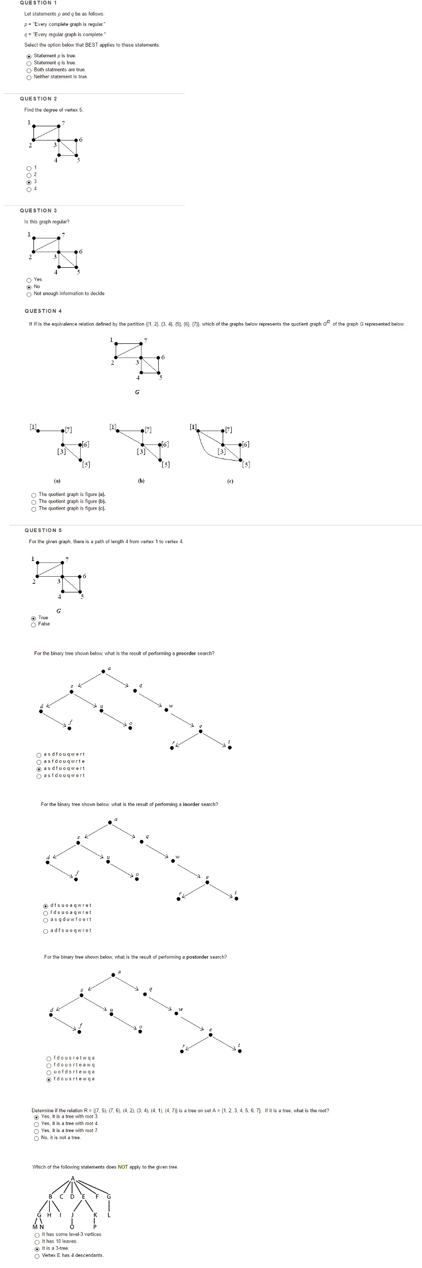 Solved Let statements p and q be as follows p = "Every | Chegg.com