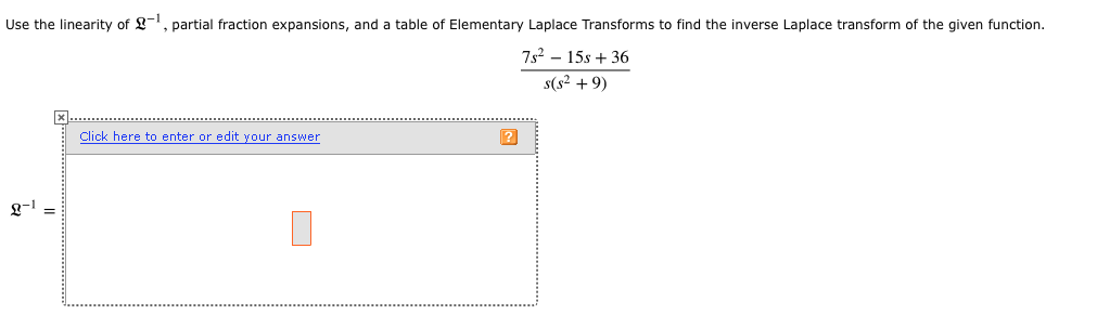 Solved Use the linearity of ^-1, partial fraction | Chegg.com