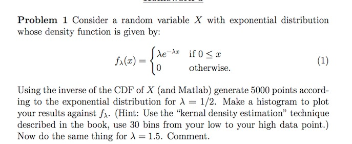Solved Problem 1 Consider a random variable X with | Chegg.com