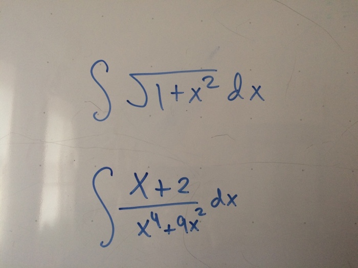 Solved Integral 1 + x^2 dx integral x + 2/x^4+9x^2 dx | Chegg.com Solved Integral 1 + x^2 dx integral x + 2/x^4+9x^2 dx | Chegg.com