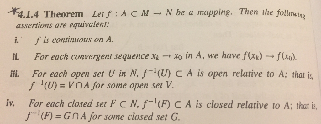 Solved Let f: A M rightarrow N be a mapping. Then the | Chegg.com