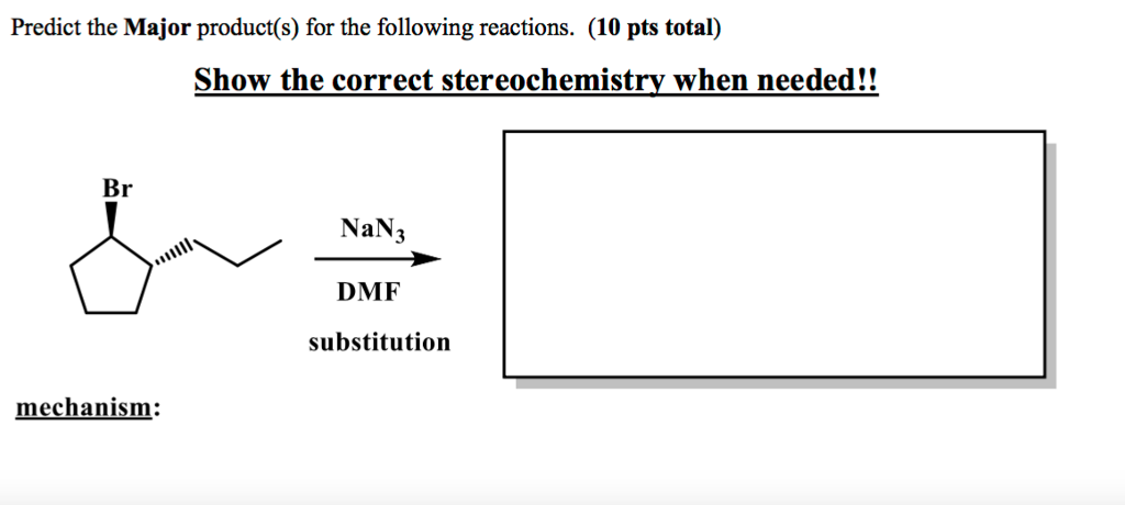 Solved Predict the Major product(s) for the following | Chegg.com