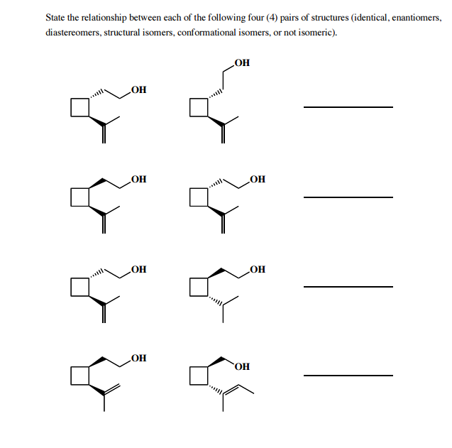 Solved Slate the relationship between each of the following | Chegg.com