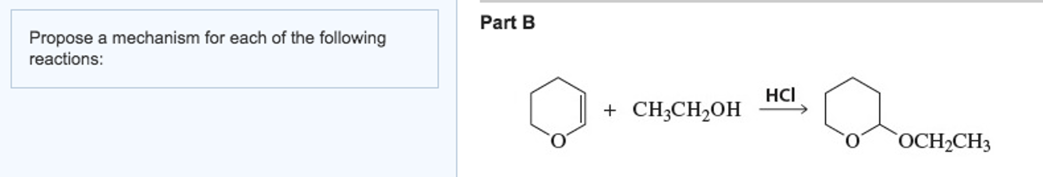 Solved Part A Draw a reasonable mechanism for this reaction | Chegg.com
