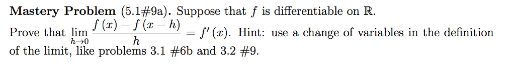 Solved Mastery Problem (51#9a). Suppose that f is | Chegg.com