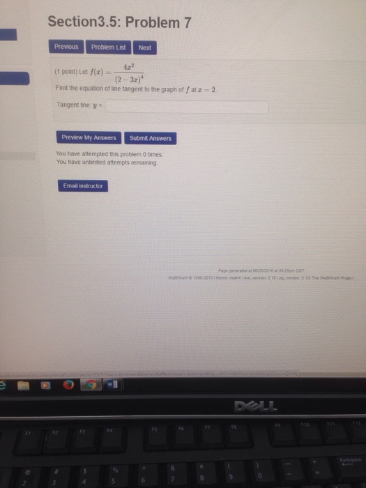 Solved Section3.5: Problem 4 Previous Problem List Next (1 | Chegg.com
