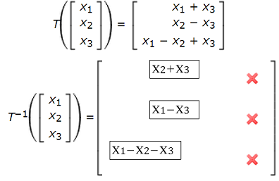 Determine if the given linear transformation of T is | Chegg.com