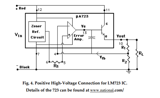 Design a voltage regulator circuit using a LM723 | Chegg.com