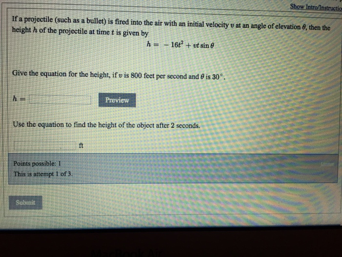 Solved If a projectile (such as a bullet) is fired into the | Chegg.com