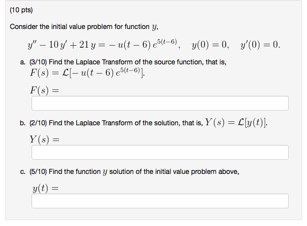 Solved Consider the initial value problem for function y, a. | Chegg.com