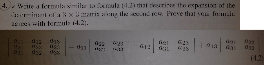 Solved Write a formula similar to formula (4.2) that | Chegg.com