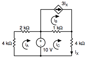 Solved Use loop analysis on the circuit at right to compute | Chegg.com