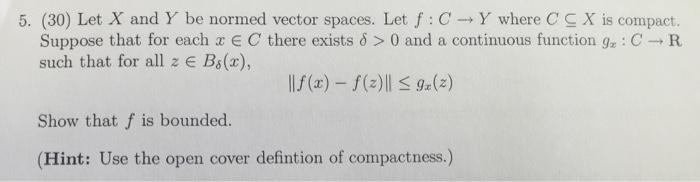 Solved v. Linear Algebra Real Analysis. This is all the | Chegg.com