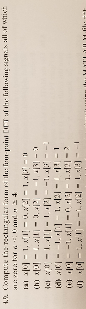 Solved 4.9. Compute the rectangular form of the four-point | Chegg.com
