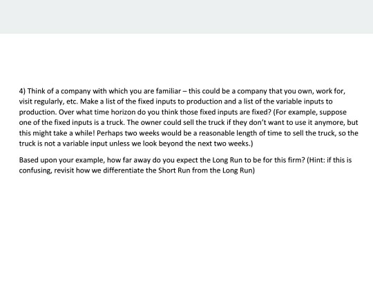 Solved 4) Think of a company with which you are | Chegg.com