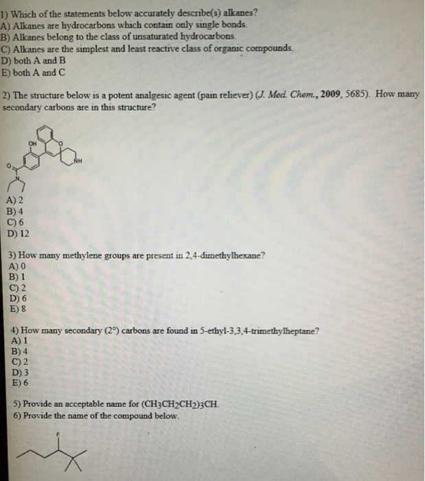 Solved Which of the statements below accurately describe(s) | Chegg.com