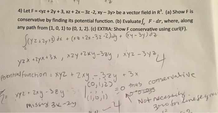 Solved Let F = be a vector field in R^3. (a) Show F is | Chegg.com