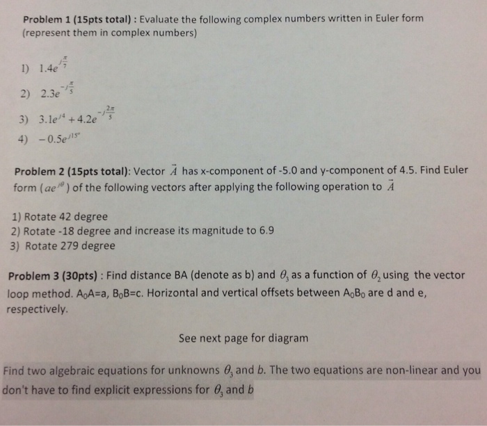 Solved Evaluate the following complex numbers written in | Chegg.com