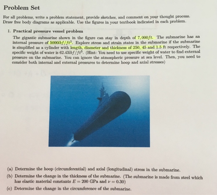 Solved For all problems, write a problem statement, provide | Chegg.com