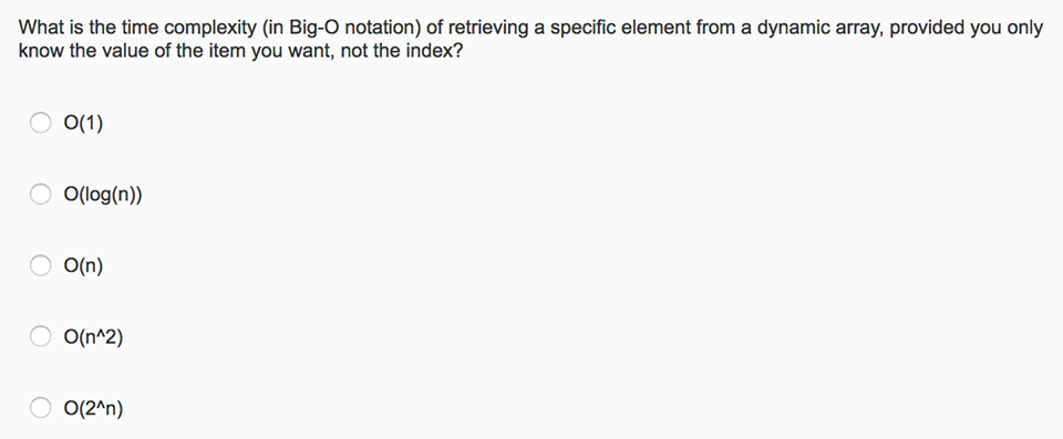 Solved Which of the following are properties of dynamic | Chegg.com