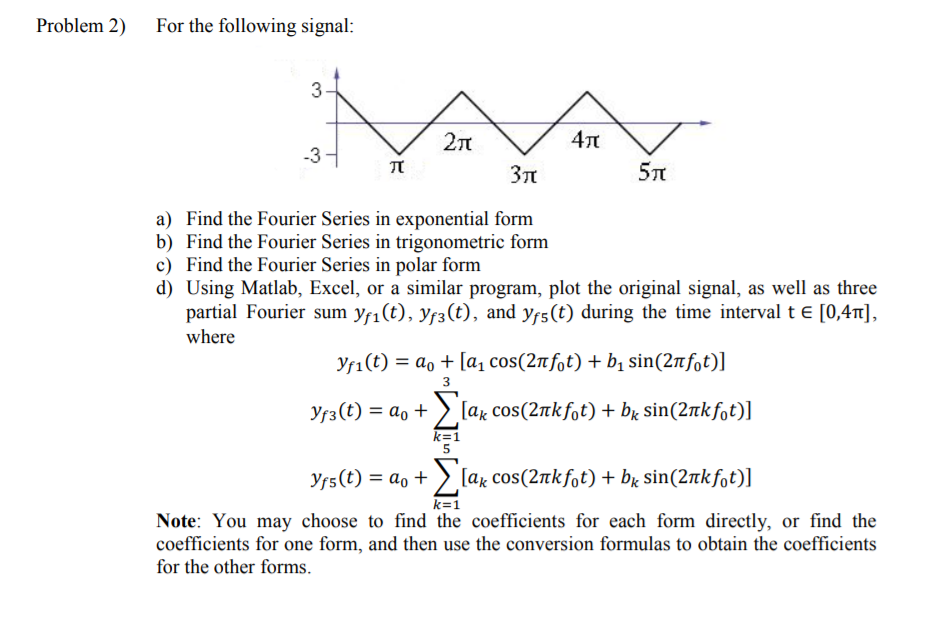 Solved Do all parts described in picture attached. a) Find | Chegg.com