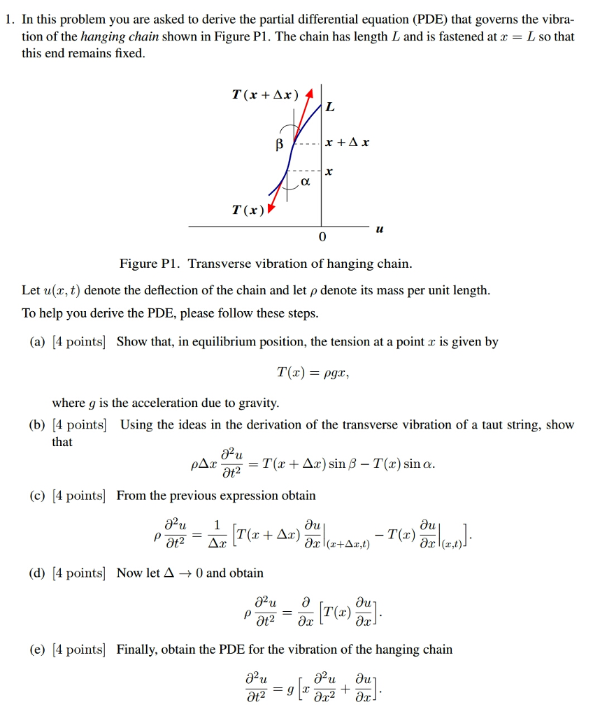 Solved In this problem you are asked to derive the partial | Chegg.com