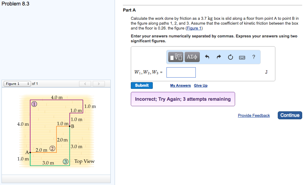 Solved Calculate the work done by friction as a 3.7 kg box | Chegg.com