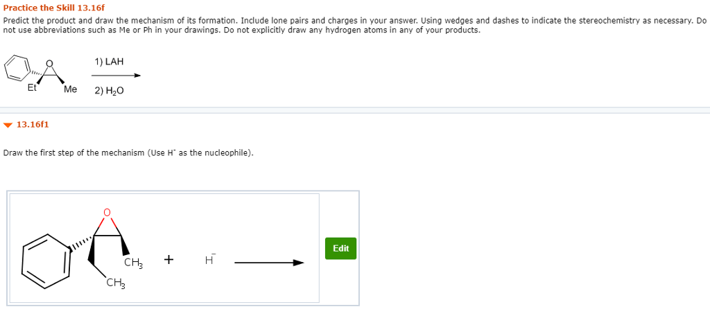 Solved Practice the Skill 13.16f Predict the product and | Chegg.com