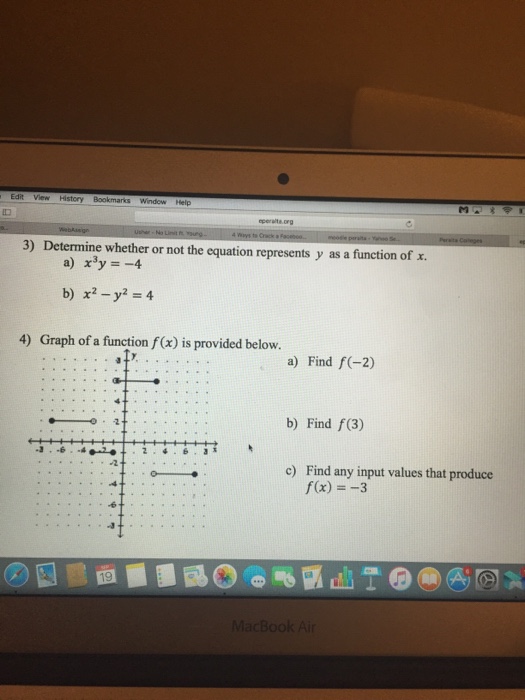 Solved Determine Whether Or Not The Equation Represents Y As