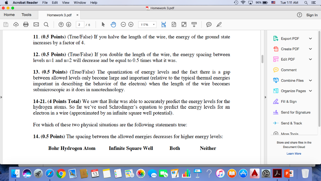 Solved Acrobat Reader File Edit View Window Help Homework | Chegg.com