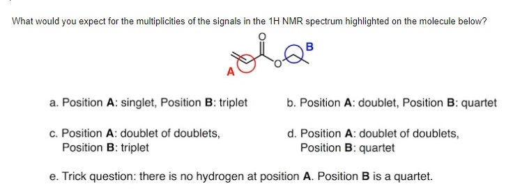 Solved What would you expect for the multiplicities of the | Chegg.com