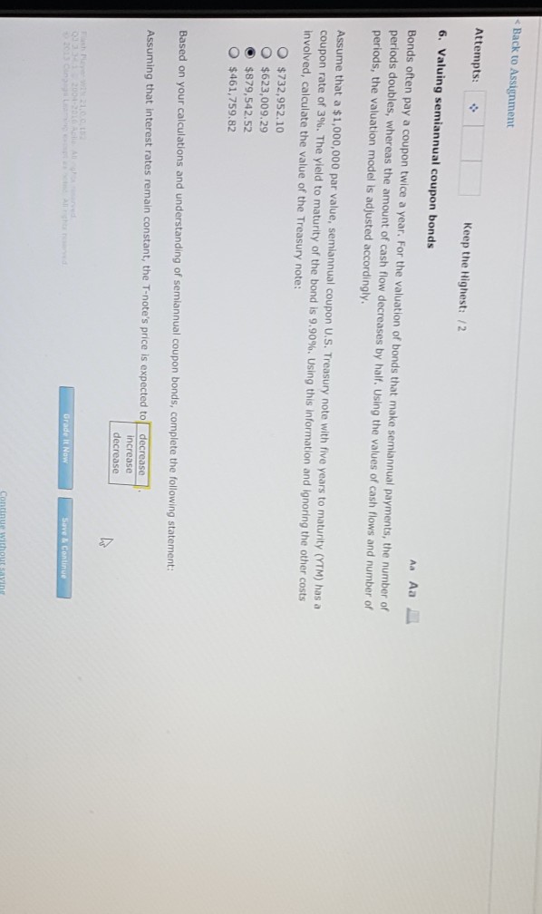 Solved Back to Assignment Attempts Keep the Highest: 12 6. | Chegg.com