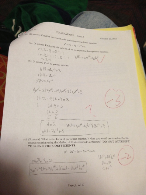 Solved Consider the second order nonhomogeneous linear | Chegg.com
