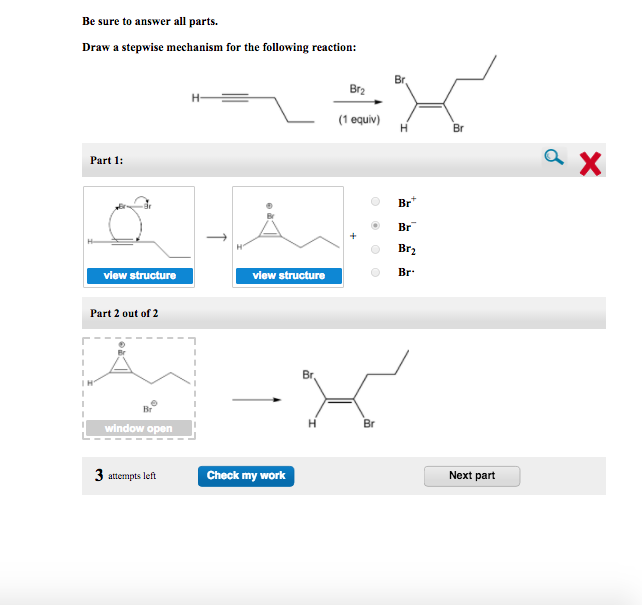 Solved Be sure to answer all parts. Draw a stepwise | Chegg.com