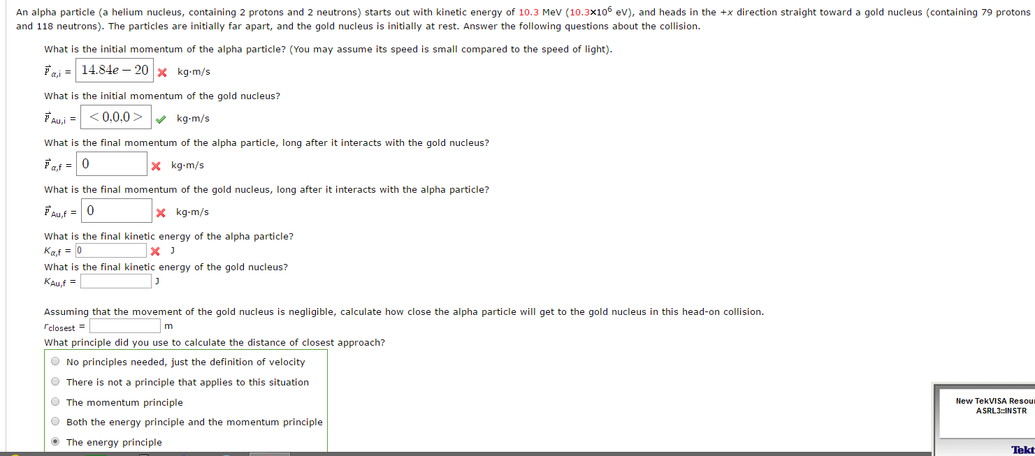 Solved An alpha particle (a helium nucleus, containing 2 | Chegg.com