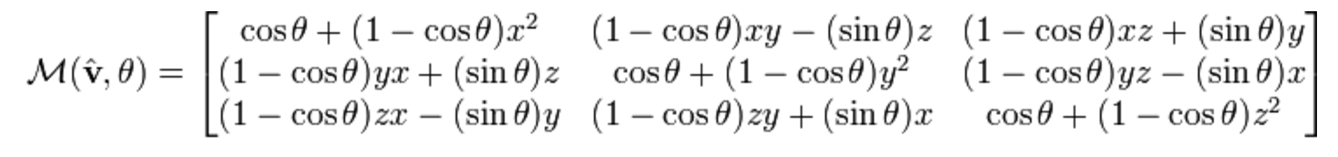 M(v, theta) = [cos theta + (1 - cos theta)x^2 (1 - | Chegg.com