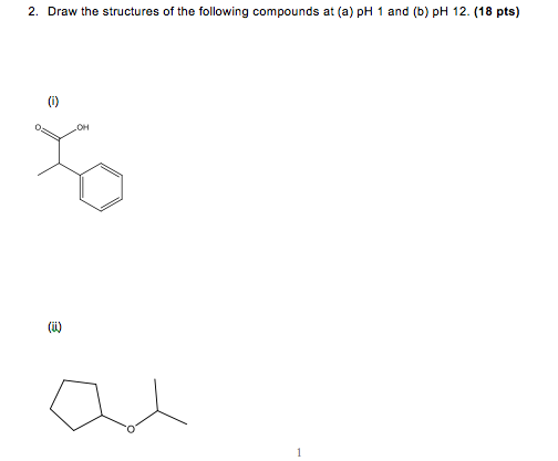 Solved 2. Draw the structures of the following compounds at | Chegg.com