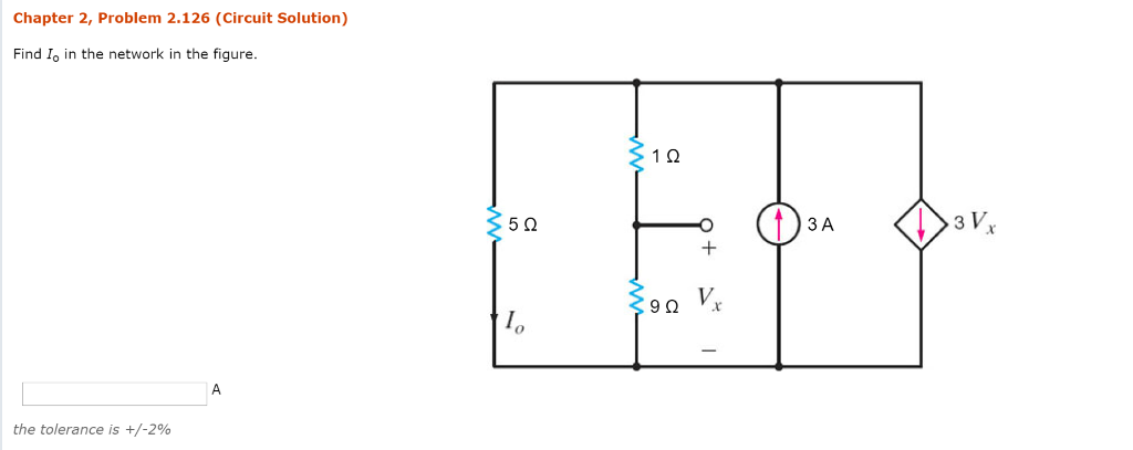 Solved Find I_0 in the network in the figure. A | Chegg.com