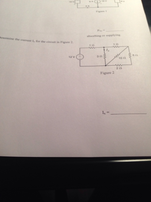 Solved Determine the current I_x for the circuit in Figure | Chegg.com