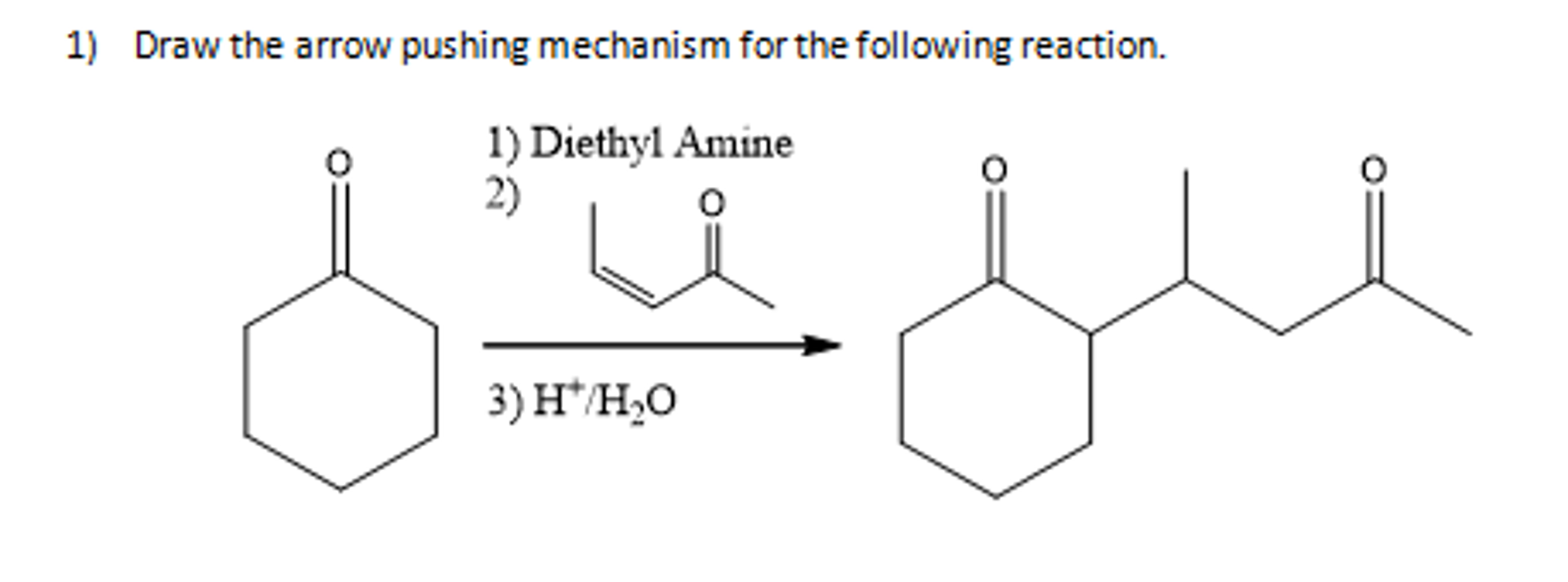 Solved Draw the arrow pushing mechanism for the following | Chegg.com