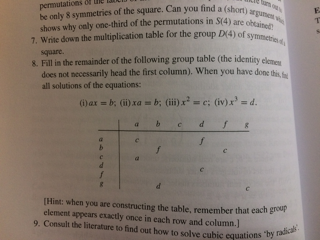 Solved permutations square. Can you find a (short n, turn of | Chegg.com