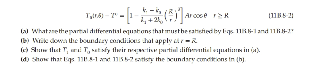 Solved 11B.8 Temperature distribution in an embedded sphere. | Chegg.com