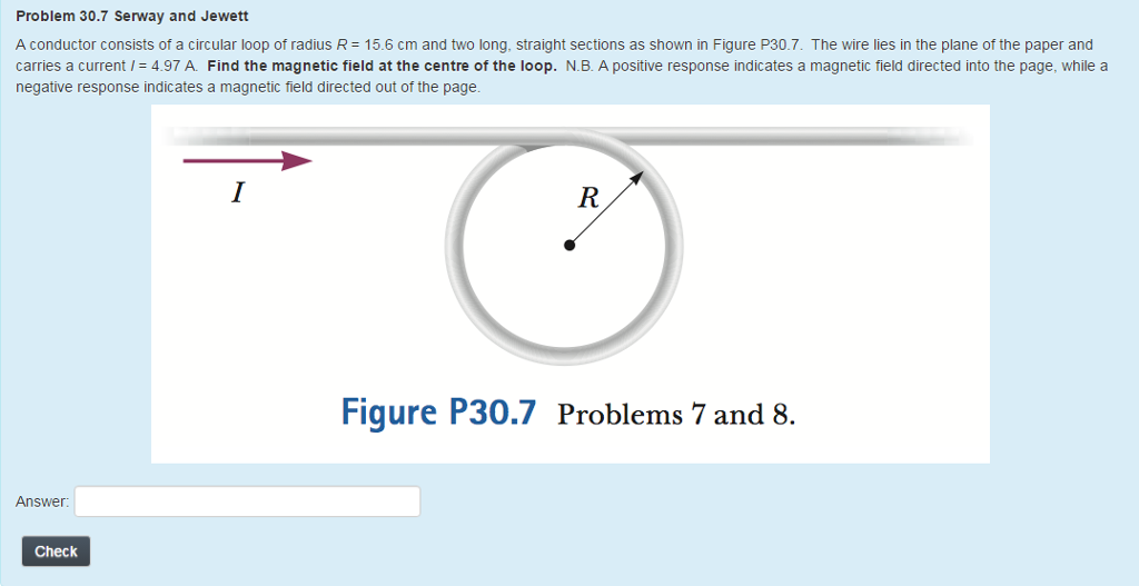 Solved A conductor consists of a circular loop of radius R = | Chegg.com