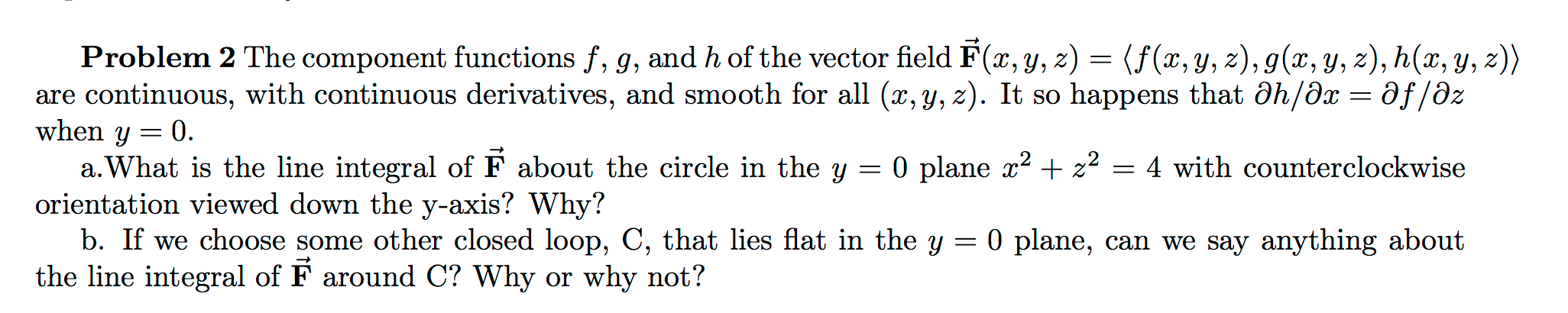Solved The component functions f, g, and h of the vector | Chegg.com