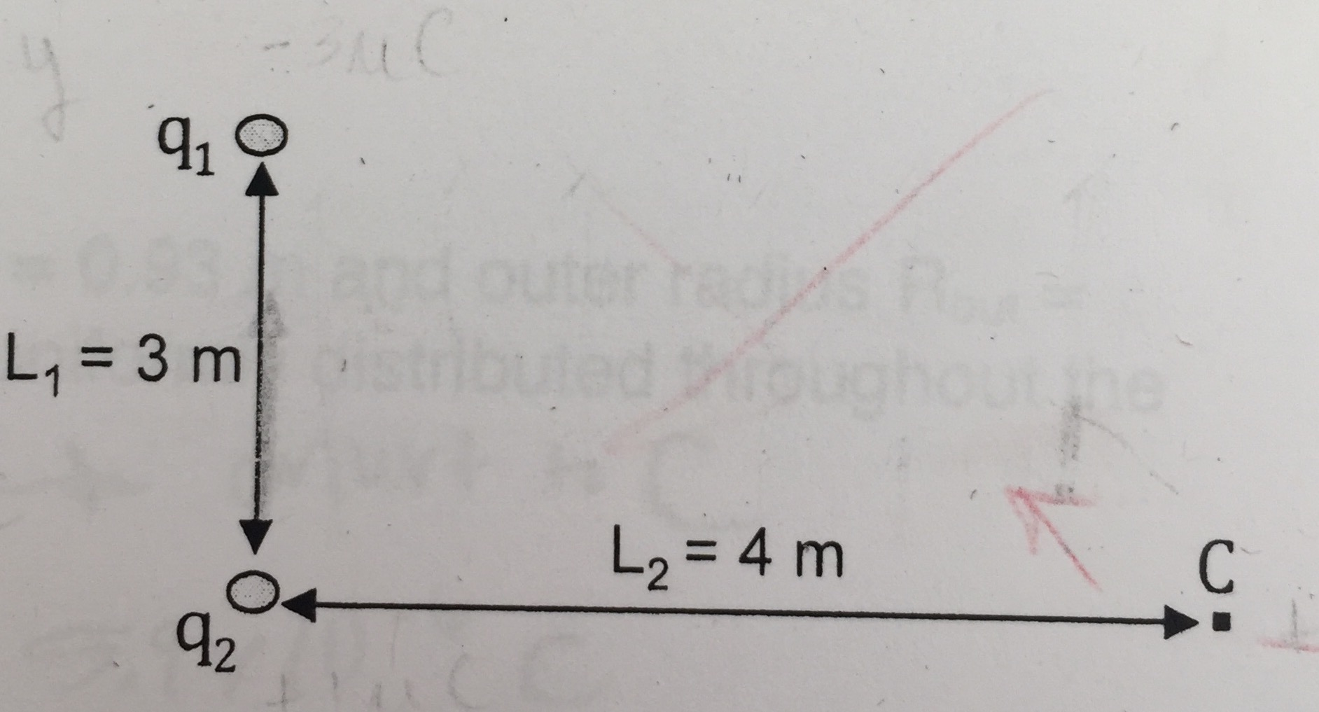 Solved Two charges, q1= -3 microC and q2= +1 microC, are | Chegg.com