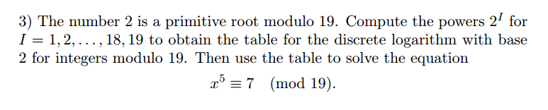 Solved Numbers,Groups-Cyclotomic Polynomials problem3) The | Chegg.com