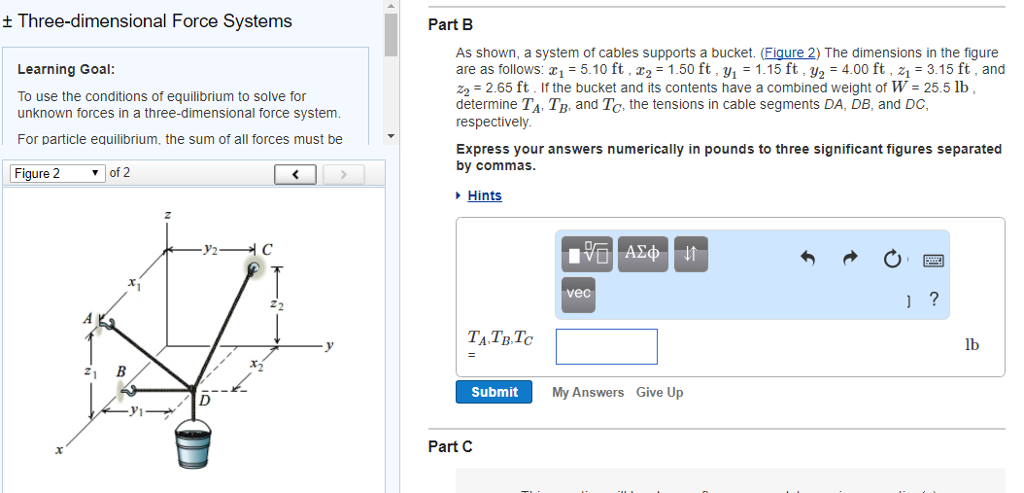 Solved plusminus Three-dimensional Force Systems Learning | Chegg.com