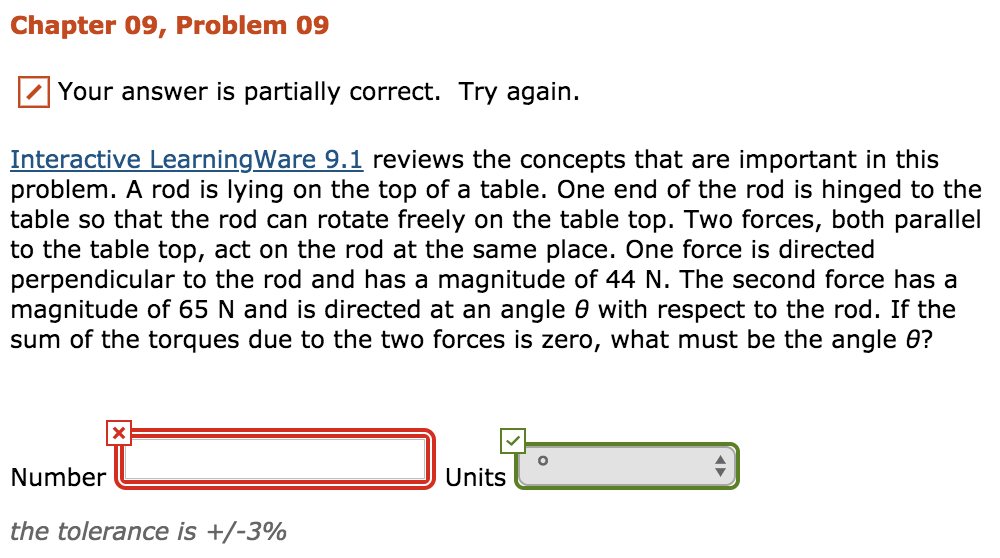 Solved Chapter 09, Problem 09 Your answer is partially | Chegg.com