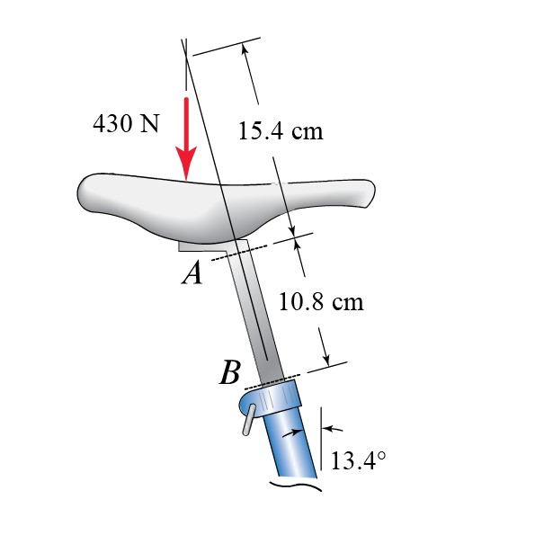 Solved Determine The Internal Forces Acting On Cross Section